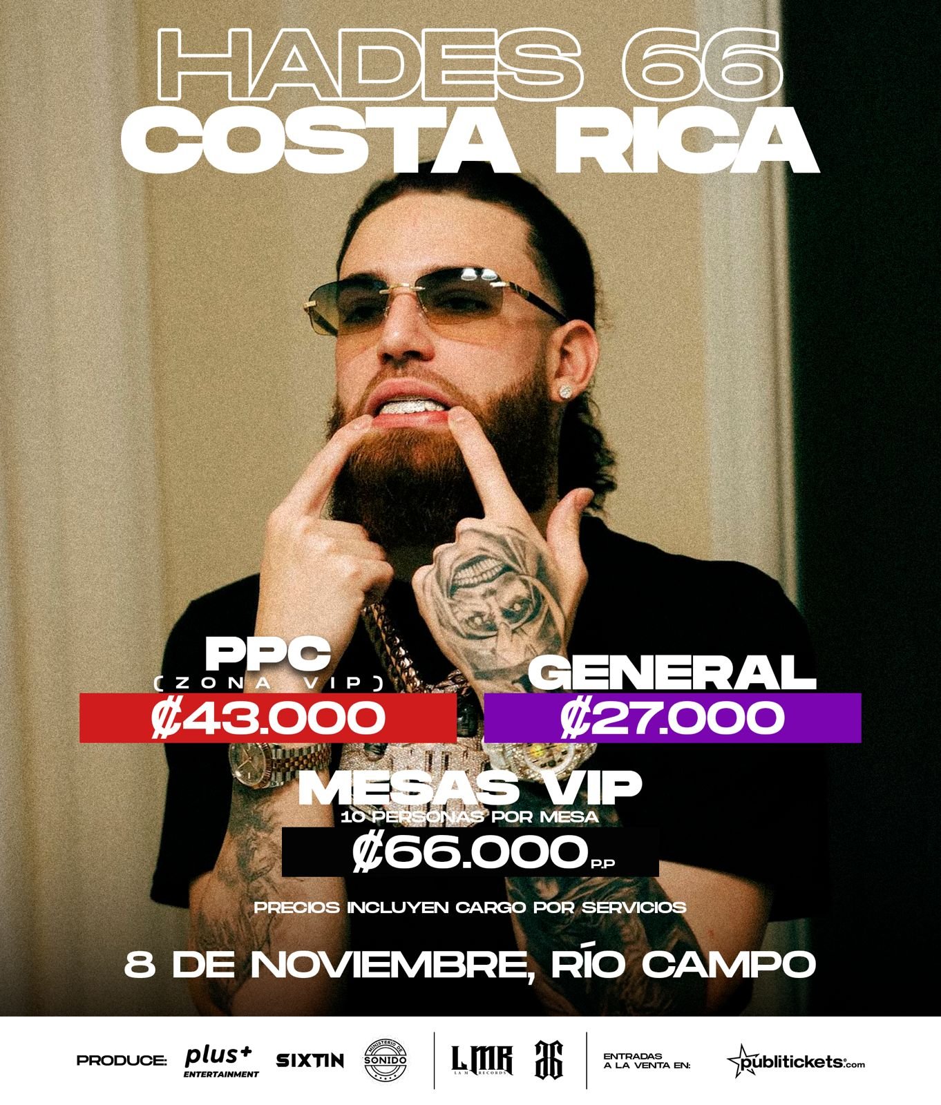 Hades 66 en Costa Rica: Entradas ya están disponibles - La Esquina 506