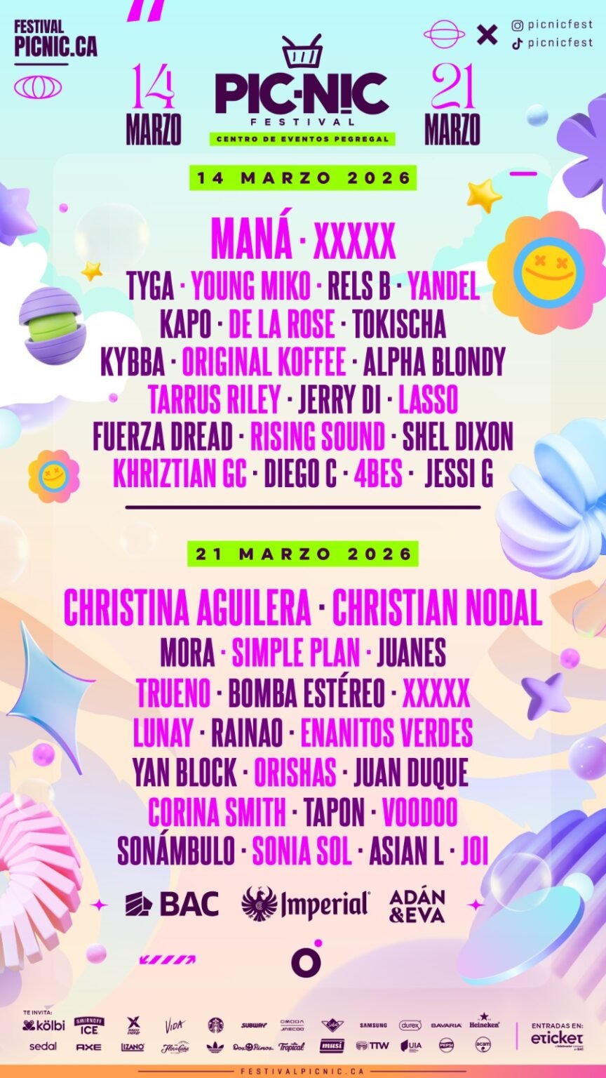 ¡Ya es oficial! así se vivirán los dos días de Picnic Festival ...